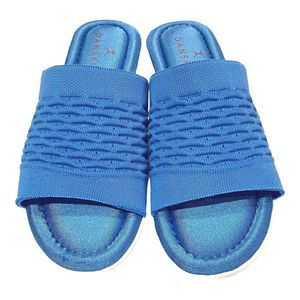 Danskin | Shoes | Danskin Dare Sandals Womens 7 Slip On Knit Wedge ...